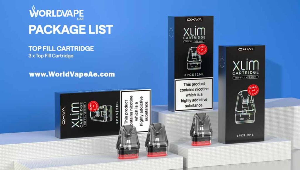 Oxva Xlim Top Fill Cartridge -(3PCS) | – Fast Delivery Across UAE ...
